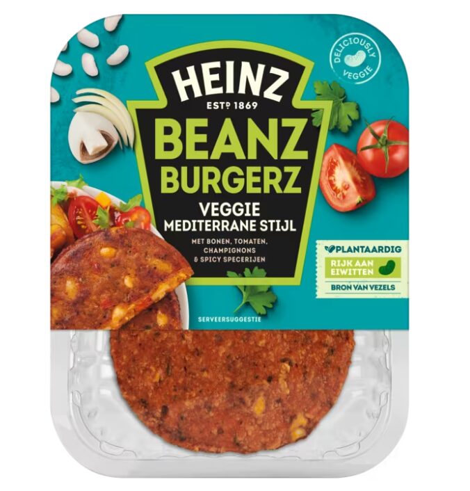 Heinz beanz burgerz Mediterrane stijl - Vegan Wiki