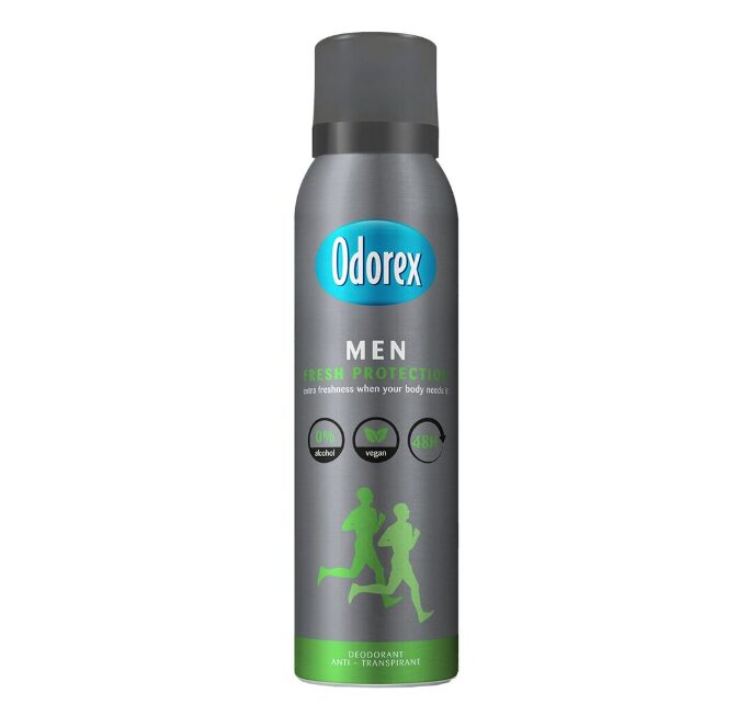 Odorex men fresh protection deodorant spray - Vegan Wiki