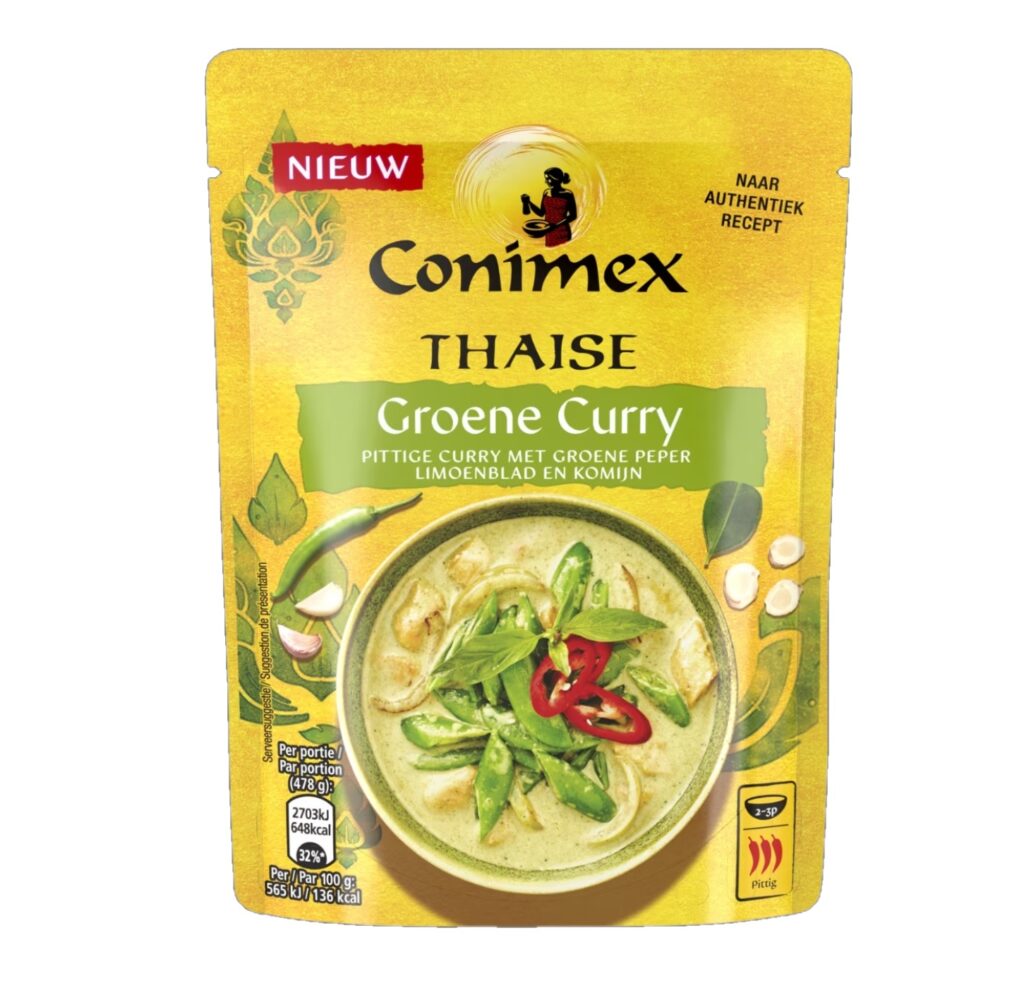 Conimex Thaise groene curry - Vegan Wiki