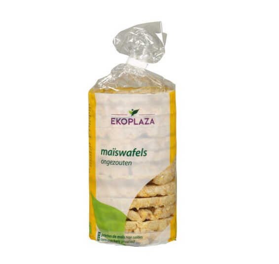 Ekoplaza ongezouten maiswafels - Vegan Wiki