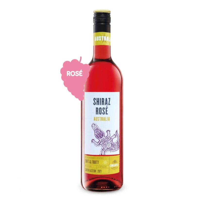 Lidl Australische shiraz rosé - Vegan Wiki